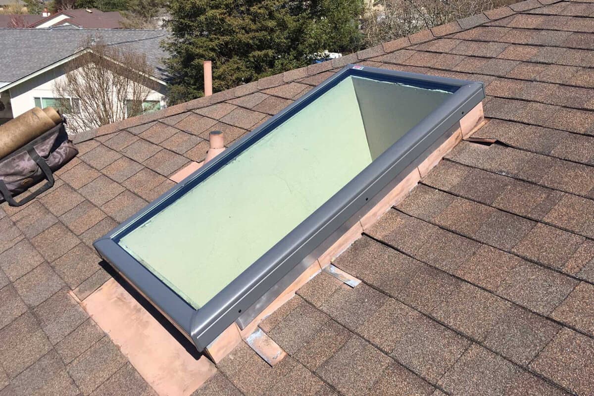 How to Install a Skylight – Shingle and Metal Roof – Outdoor Storage ...