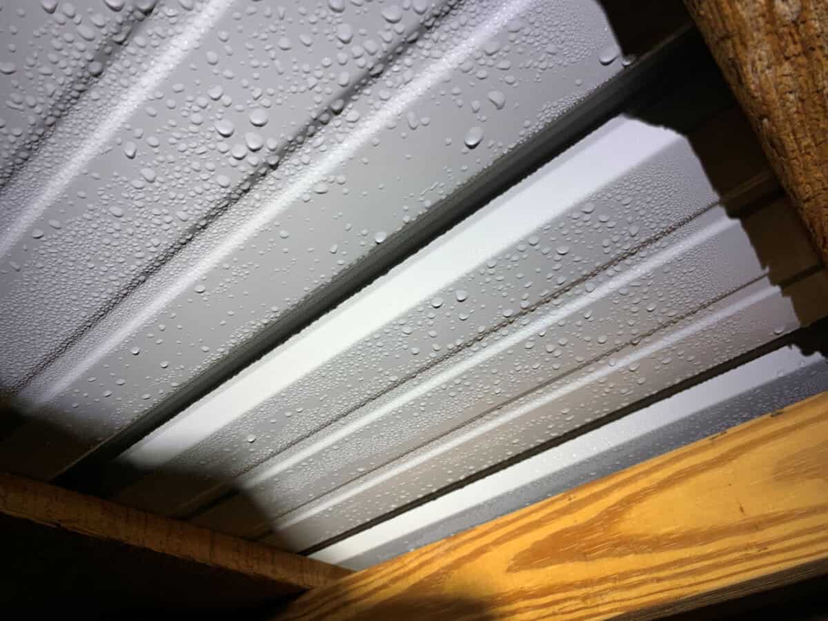 How to Deal with Metal Roof Condensation – Outdoor Storage Options
