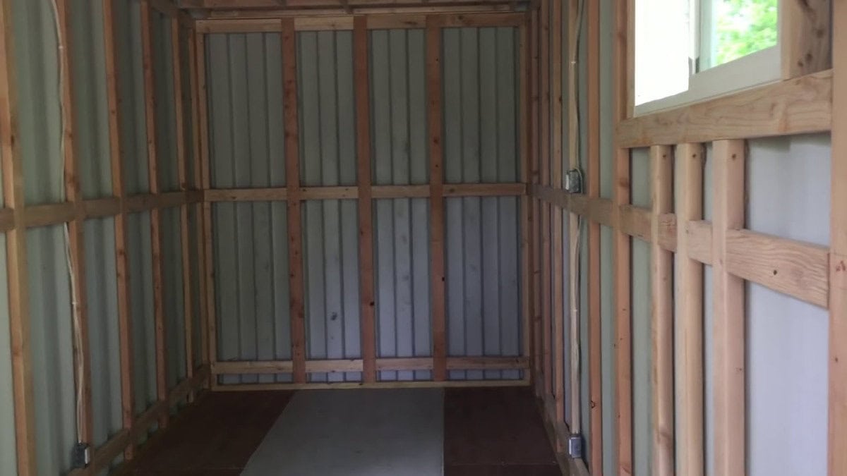 A Guide to Framing Walls in Shipping Container Homes – Outdoor Storage ...
