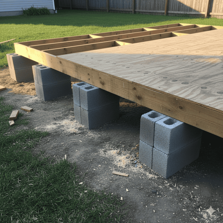 How to Build a Concrete Block Foundation for Your Garden Shed – Outdoor ...
